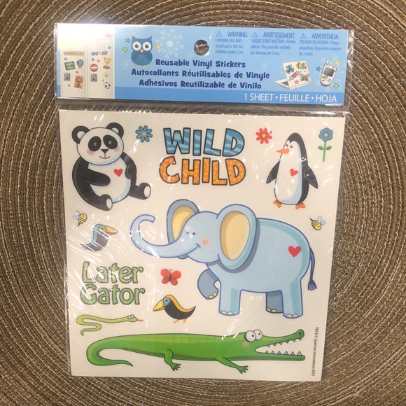 Sparrow Industries Inc | Other | Reusable Vinyl Stickers Lockers Wild ...